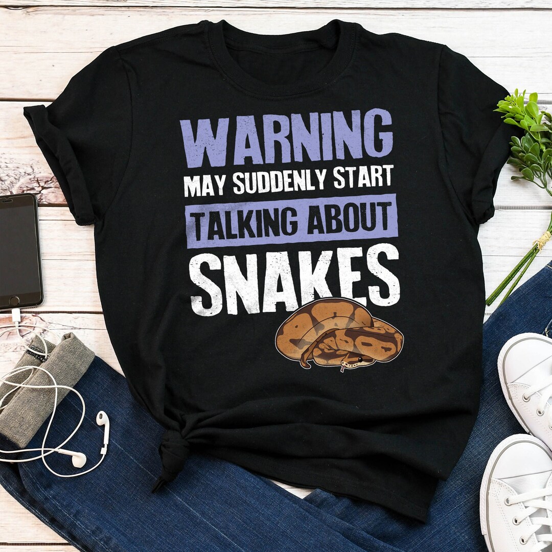 Snake Shirt, Women Men, Funny Reptile Lover Gift, Ball Python Mom T ...