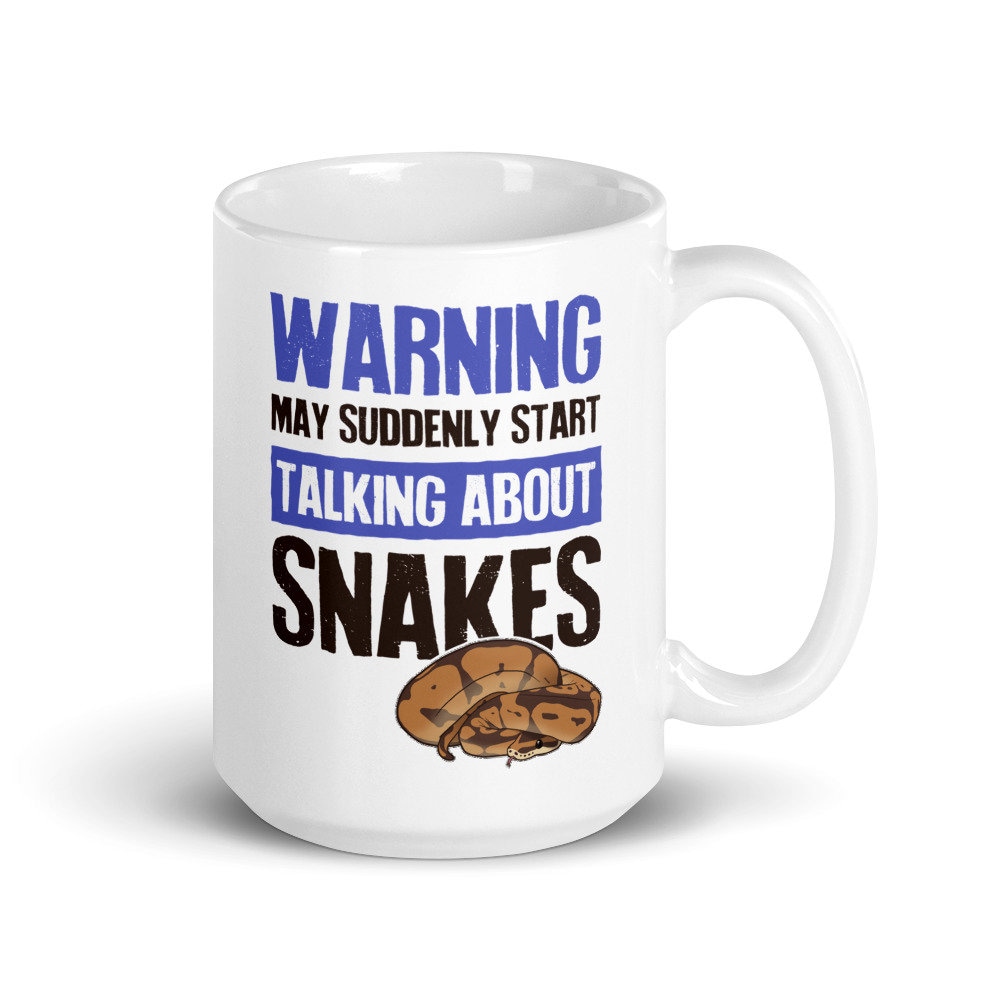 Snake Coffee Mug Cute Ball Python Lover Gift Funny Reptile | Etsy