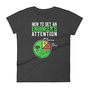 Funny Engineer Shirt, Women Men, Engineering Lover T-shirt, Science ...