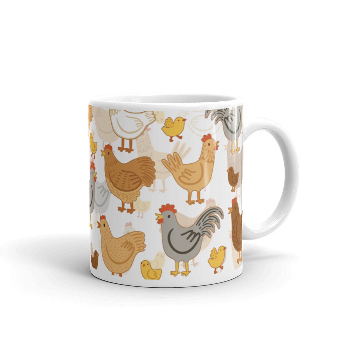 Chicken Coffee Mug Cute Chicken Gift Chicken Lover Funny | Etsy