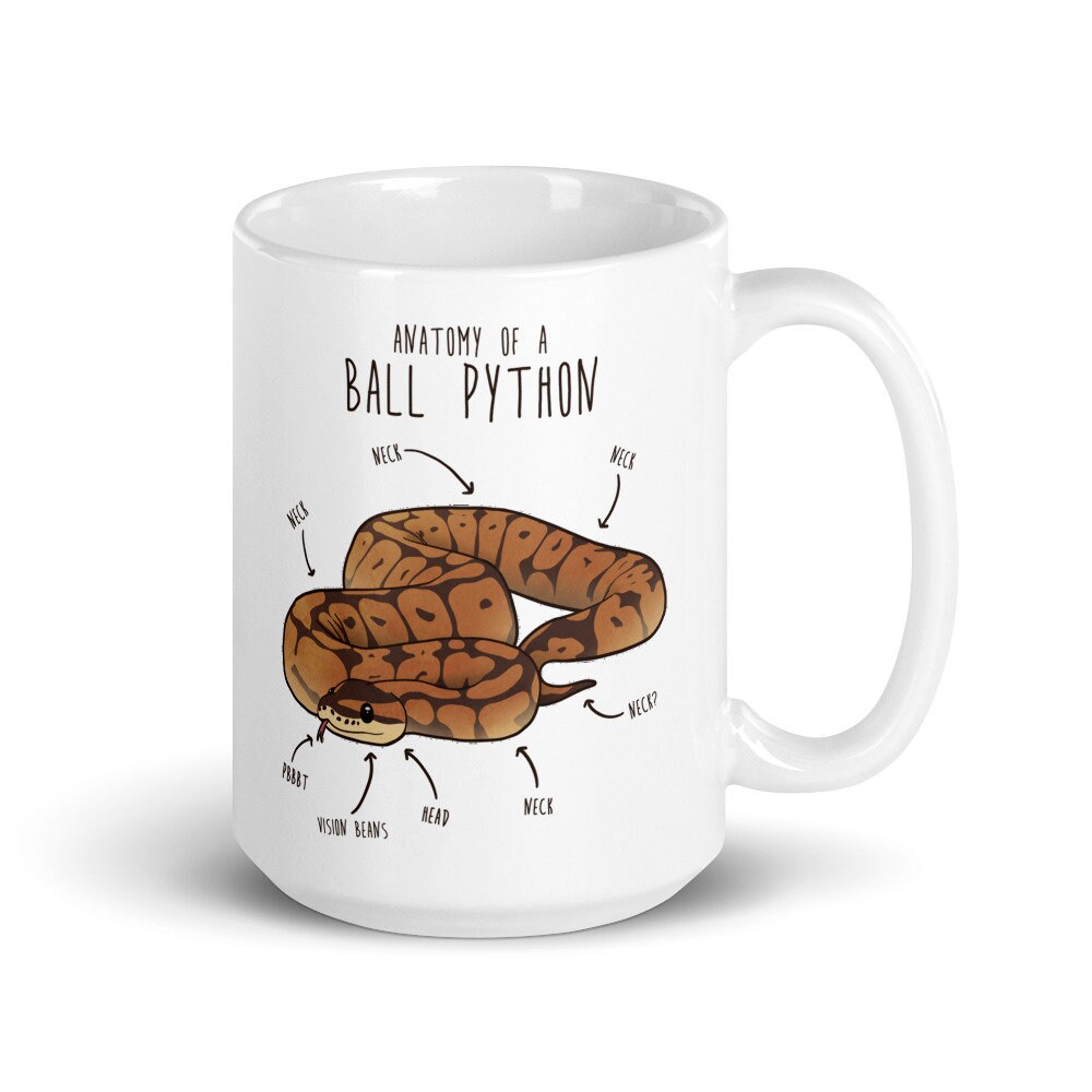Ball Python Coffee Mug Cute Snake Lover Gift Funny Reptile | Etsy