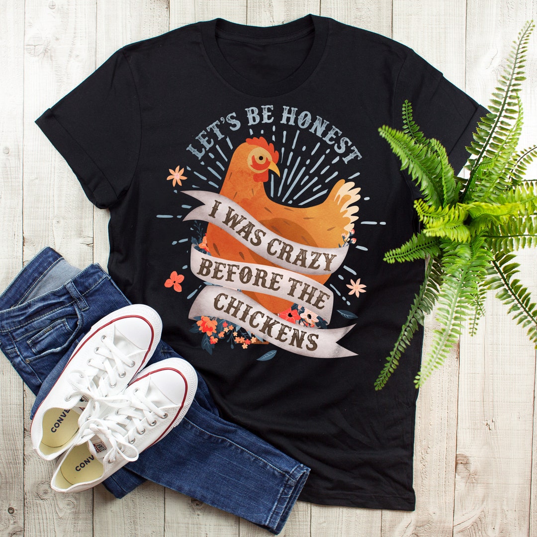 Funny Chicken Shirt, Women Men, Chicken Lover Gift, Cute Bird T-shirt ...