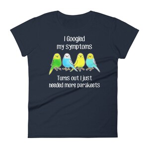 Parakeet Shirt, Women, Men, Funny Budgie Lover Gift, Cute Bird T-shirt ...