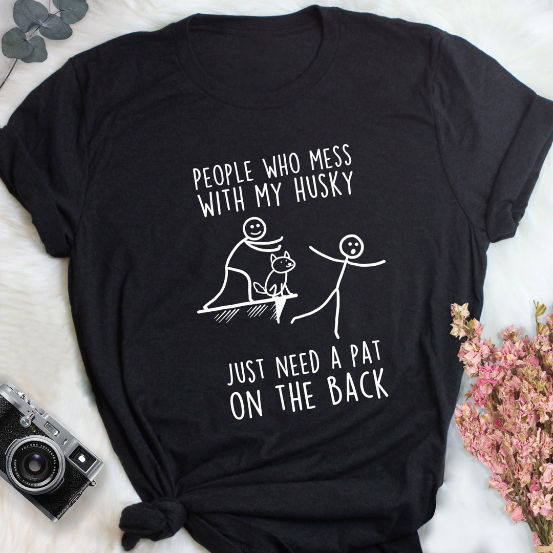 Funny Husky Shirt, Women Men, Dog Lover Gift, Cute Husky T-shirt, Husky ...