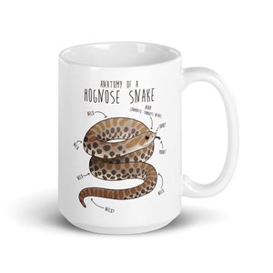 Hognose Snake Coffee Mug, Cute Snake Lover Gift, Funny Reptile Mug, Gift for Him, Her, Birthday ...