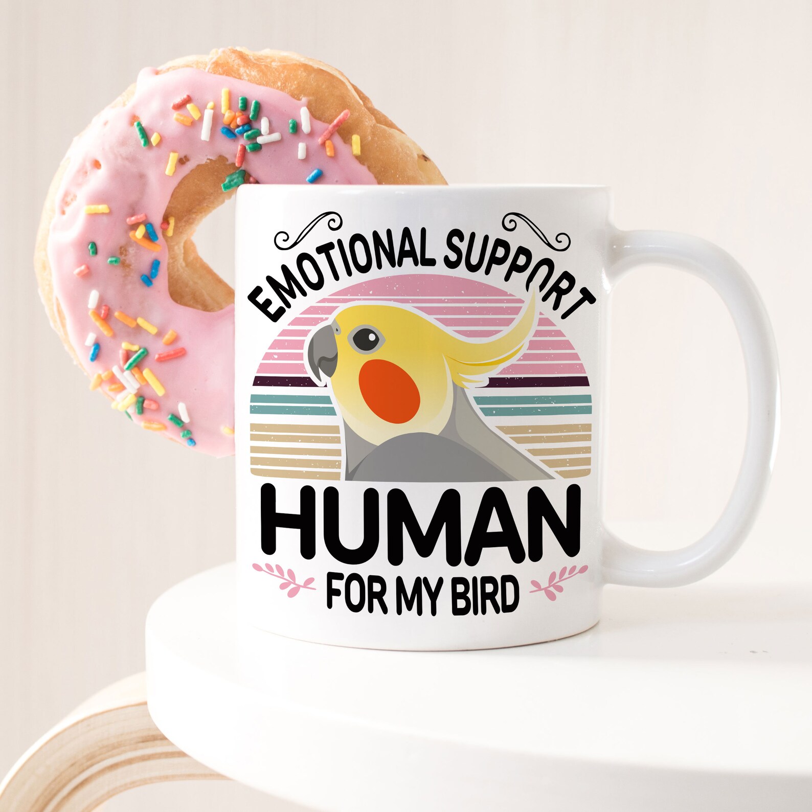 Cockatiel Coffee Mug, Cute Cockatiel Gift, Parrot Lover, Funny Gift for ...