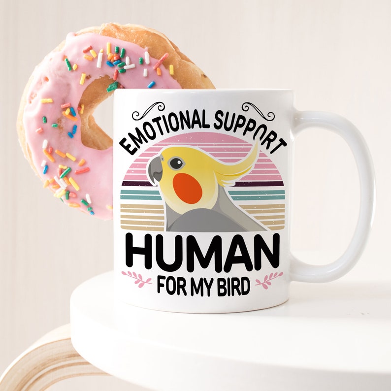 Cockatiel Coffee Mug, Cute Cockatiel Gift, Parrot Lover, Funny Gift for ...