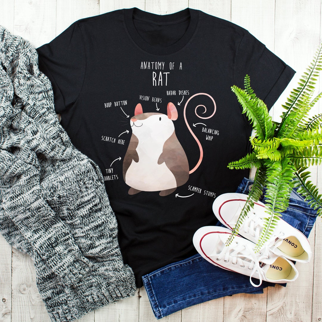 Funny Rat Shirt, Women Men, Rat Lover Gift, Cute Rat T-shirt, Pet Lover ...
