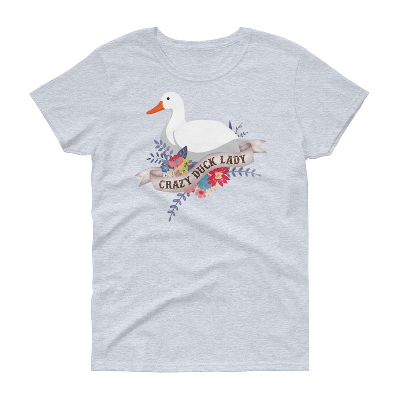 Pekin Duck Shirt, Women, Duck Lover Gift, Cute Bird T-shirt, Funny ...