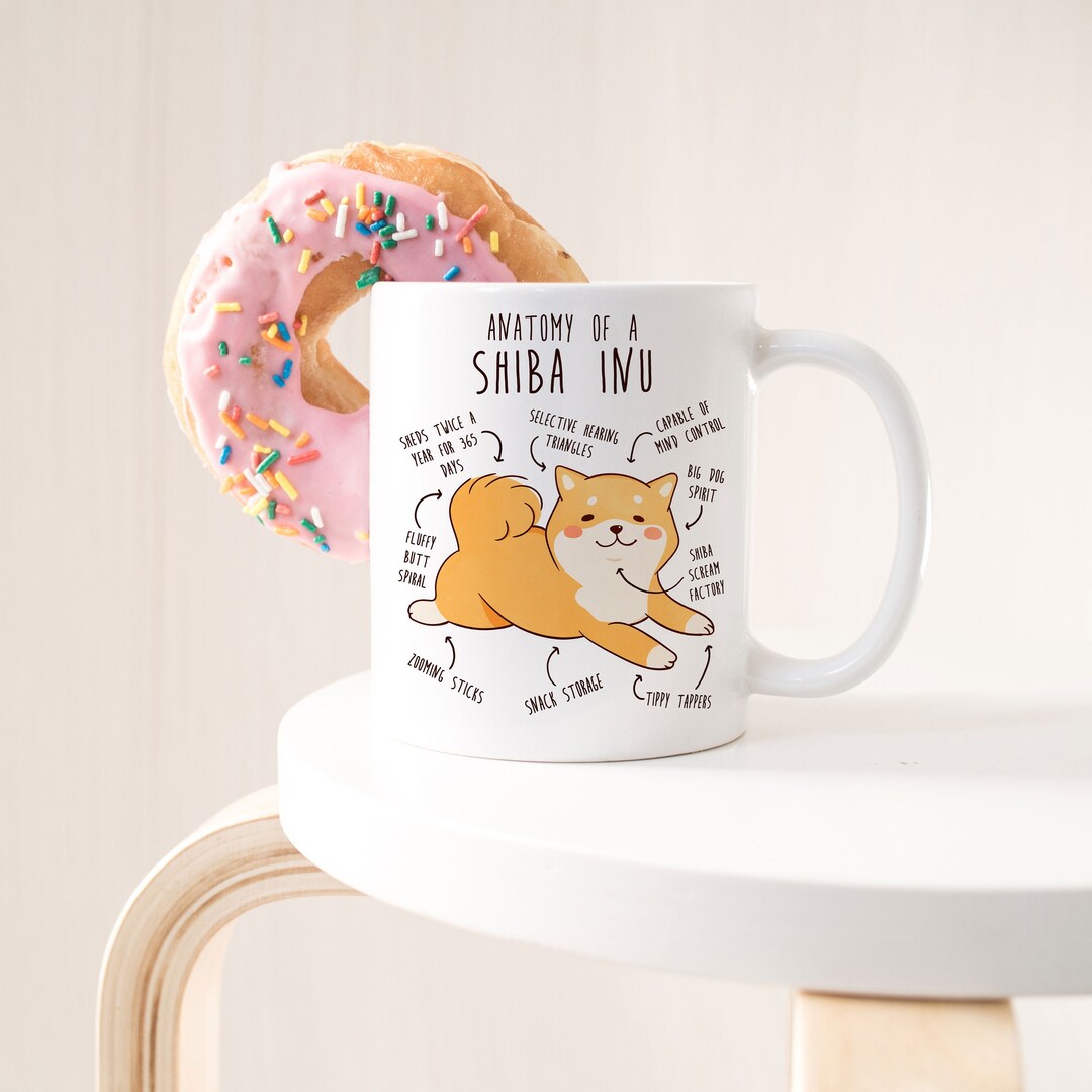 Shiba Inu Coffee Mug, Cute Red Shiba Inu Gift, Dog Lover, Funny Gift ...