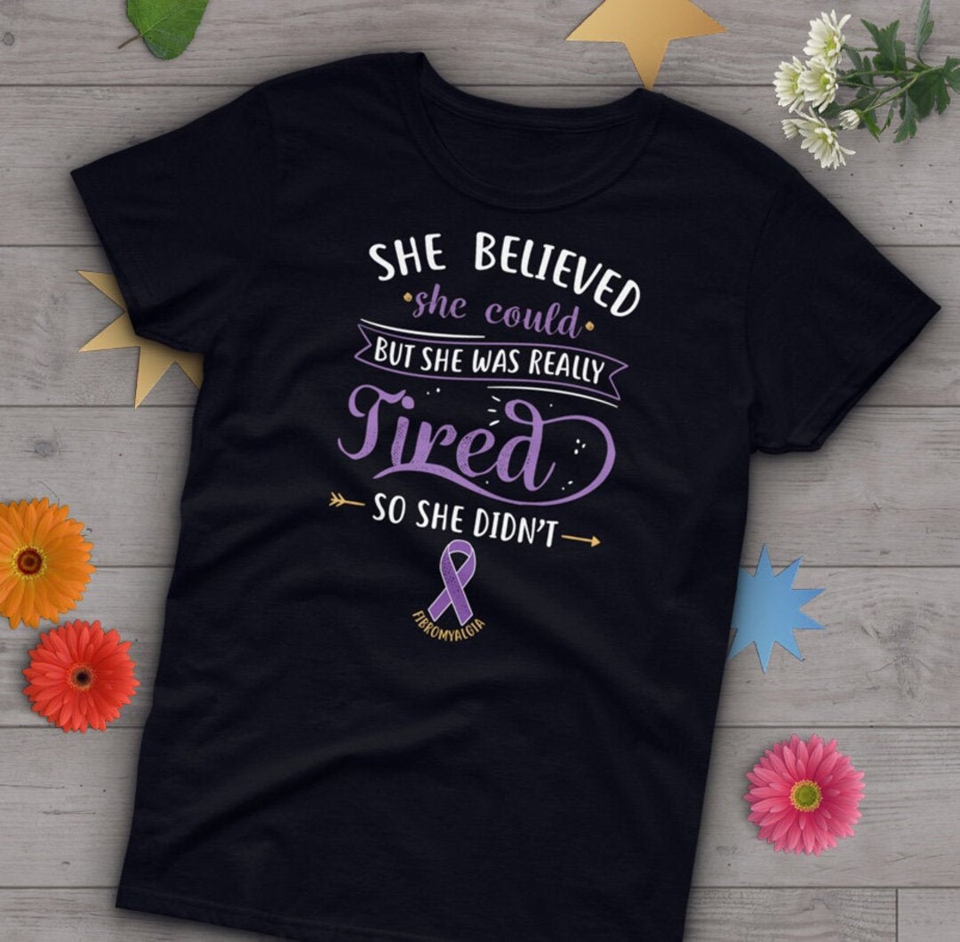 Fibromyalgia Shirt, Women, Invisible Chronic Illness T-shirt Gift ...