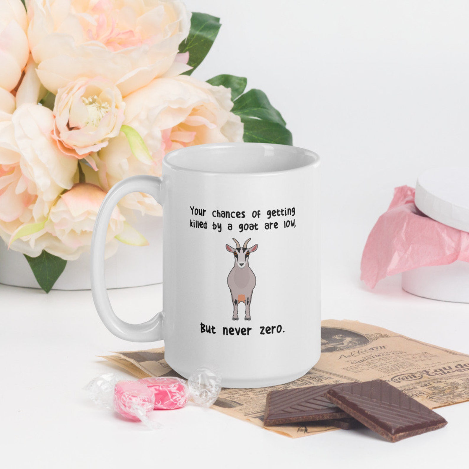 Goat Coffee Mug Funny Goat Lover Gift Farmer Cup Farming - Etsy