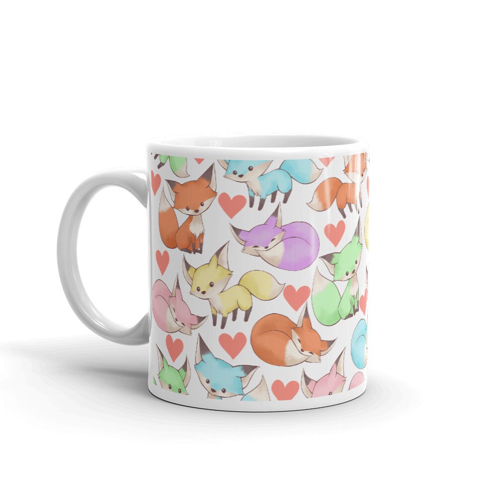 Fox Coffee Mug Cute Fox Gift Fox Lover Fox Gifts for Him - Etsy