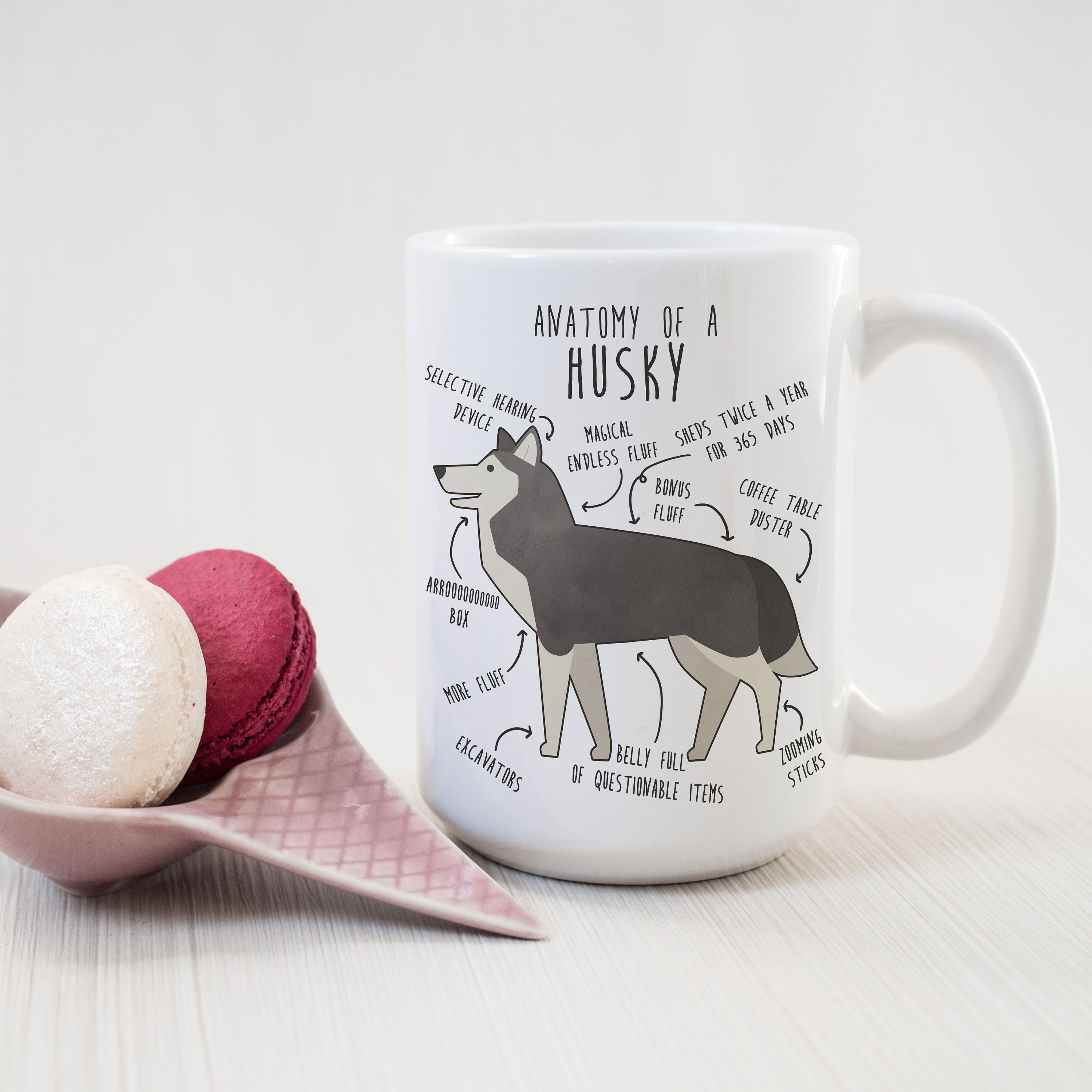 Husky Coffee Mug Cute Siberian Husky Gift Wolf Lover Dog - Etsy Hong Kong