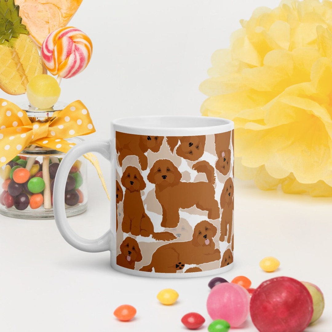 Cavapoo Coffee Mug, Cute Red Cavapoo Gift, Cavoodle Dog Lover, Cavapoo ...