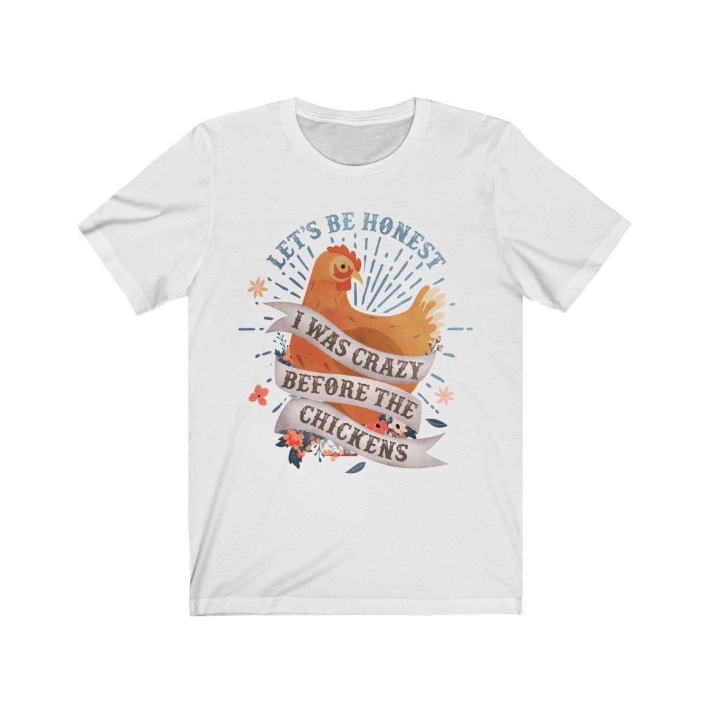 Funny Chicken Shirt, Women Men, Chicken Lover Gift, Cute Bird T-shirt ...