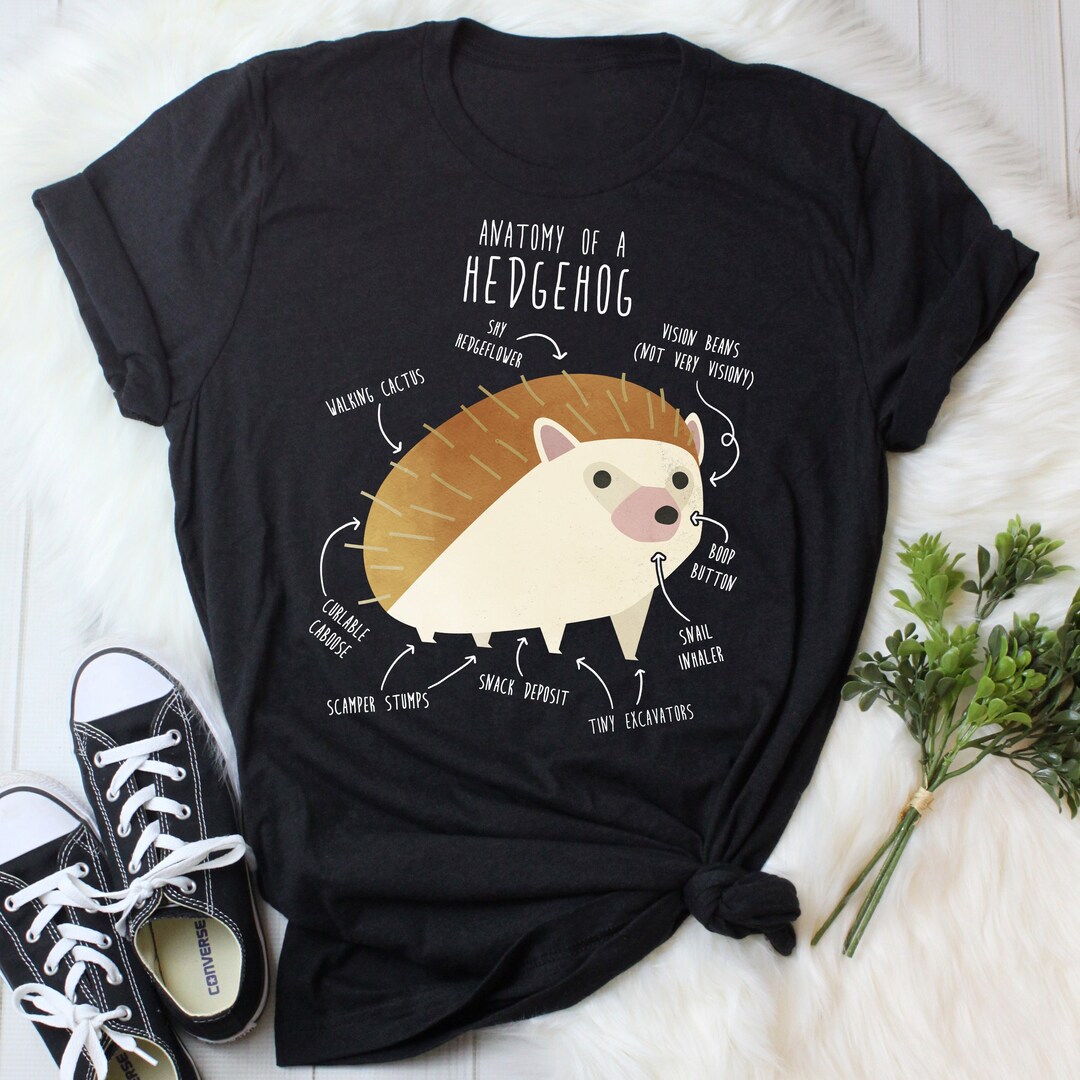 Hedgehog Shirt, Women, Men, Funny Hedgehog Lover Gift, Cute Hedgehog T ...