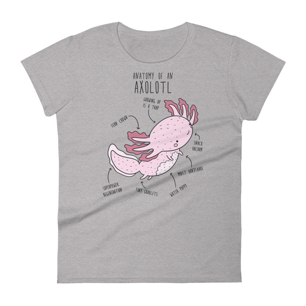 Axolotl Shirt Women Men Funny Axolotl Lover Gift Cute Pet | Etsy