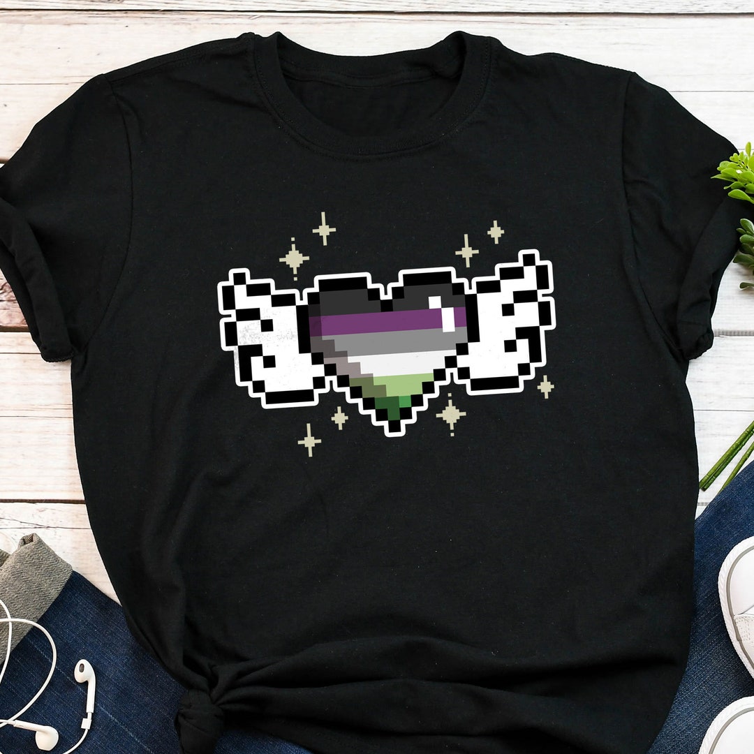 Aroace Pride Shirt, Aromantic Asexual Flag, Women, Men, Aro Ace Pride ...