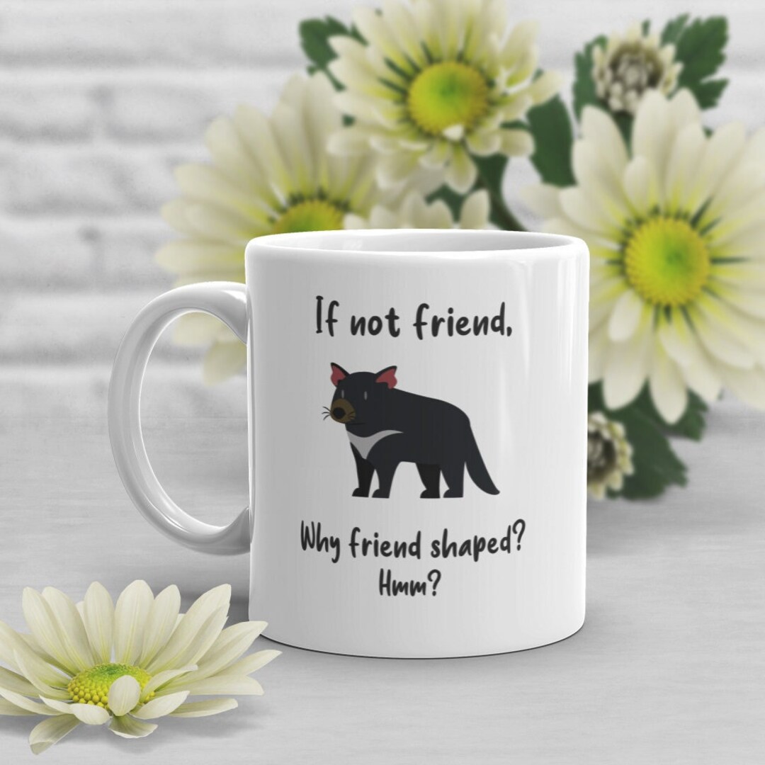 Tasmanian Devil Coffee Mug, Cute Australian Gift, Tassie Devil Lover ...