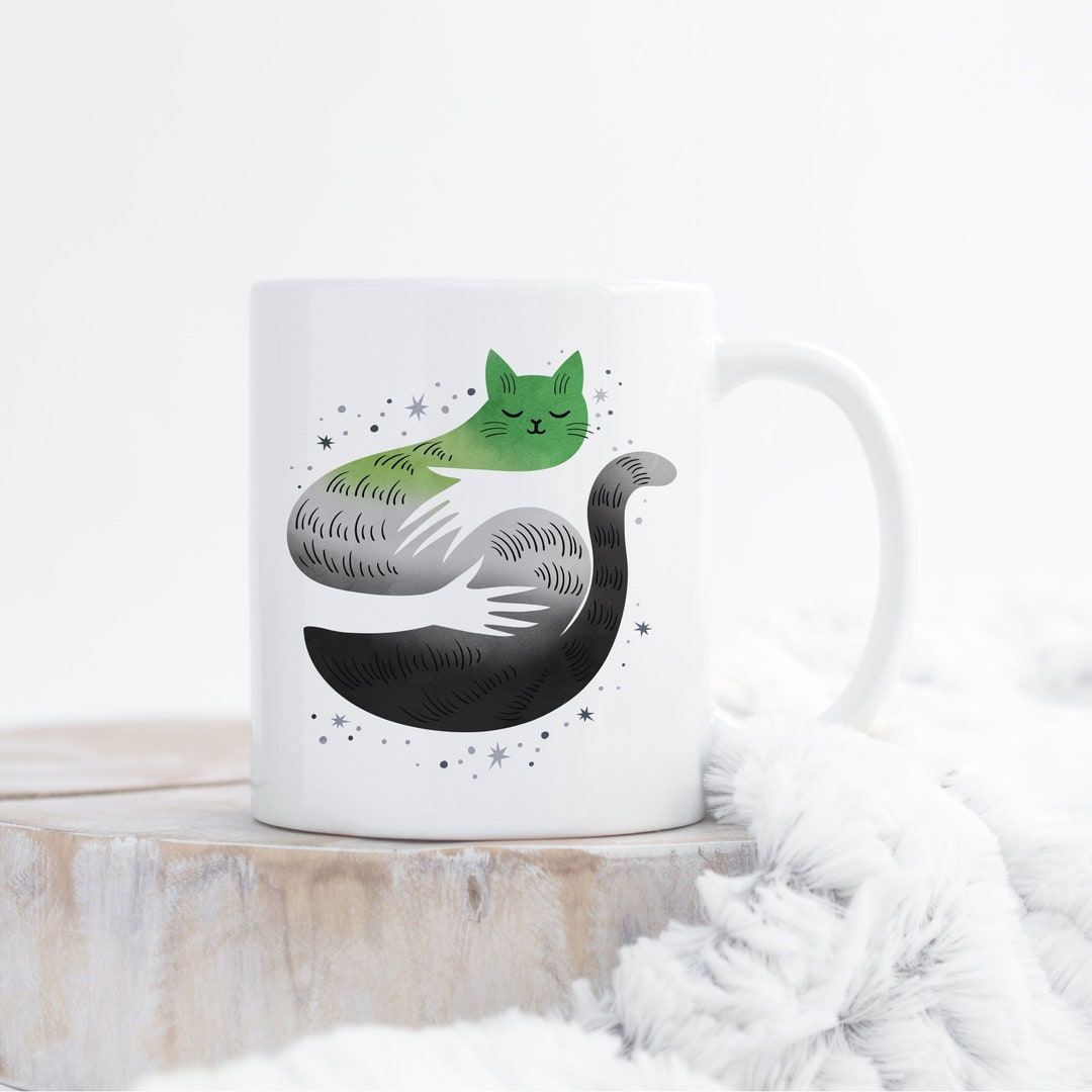 Aromantic Pride Coffee Mug, Aro Pride Flag Gift, LGBT Mug, Gay Pride ...