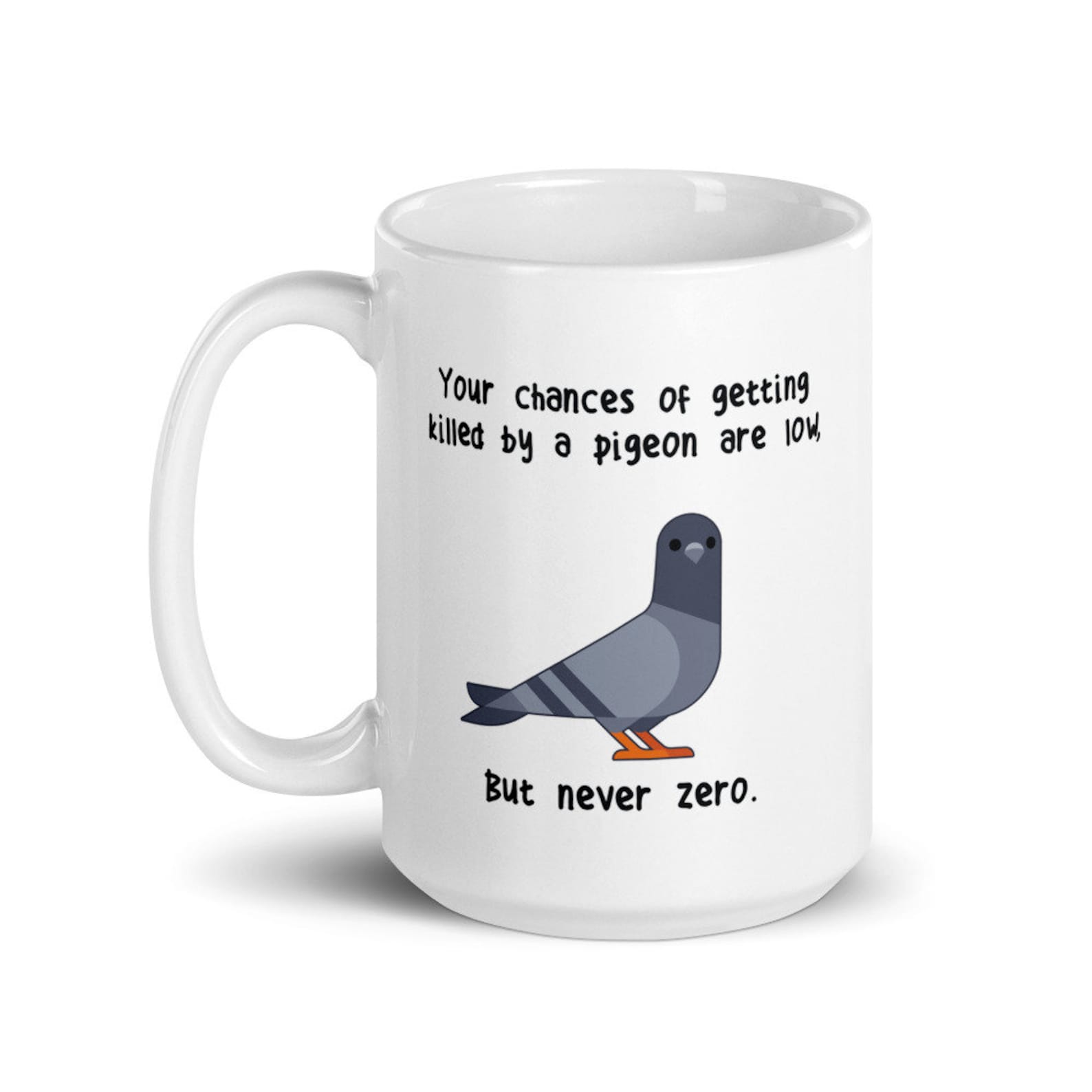 Pigeon Coffee Mug Funny Bird Lover Gift Cute Dove Cup Funny - Etsy