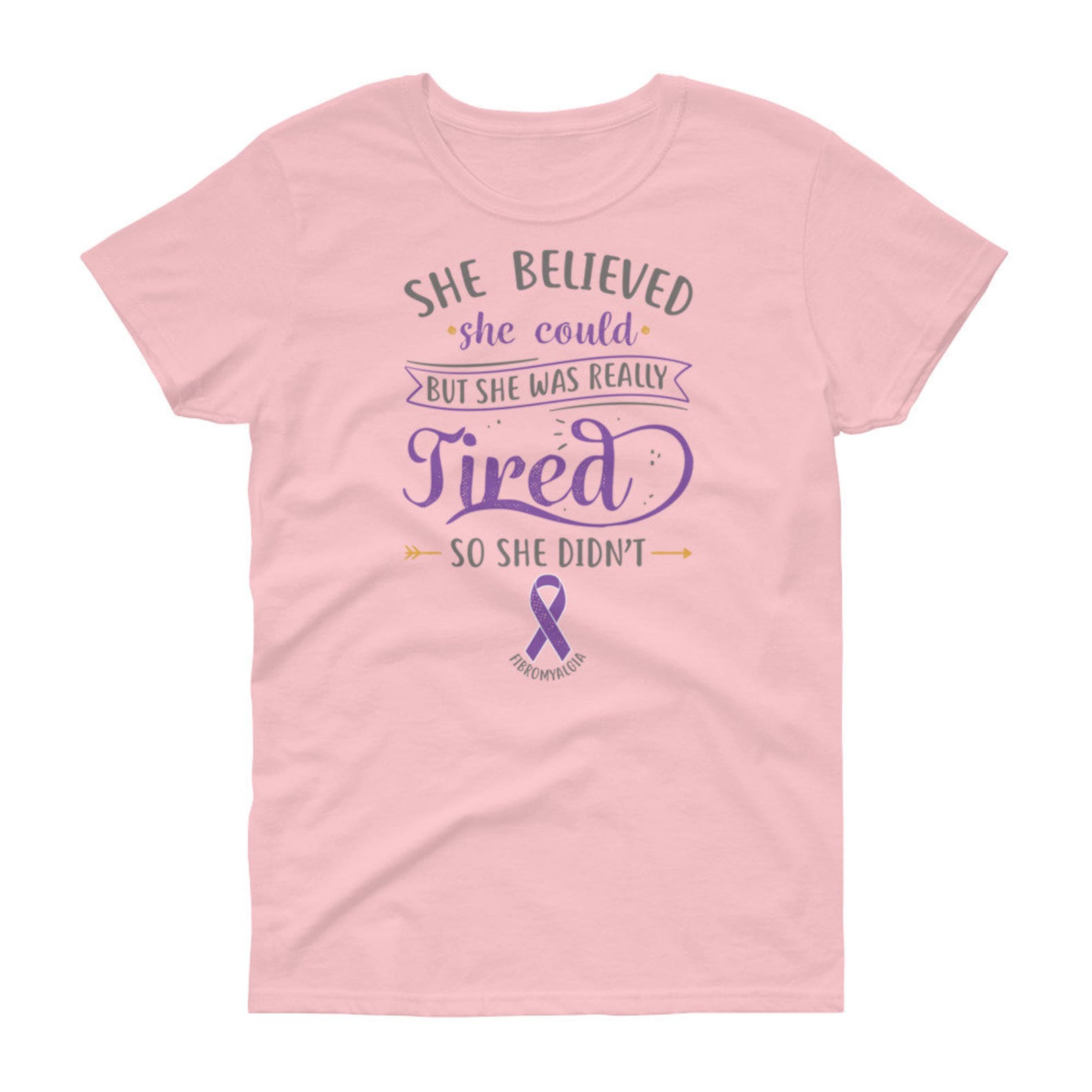 Fibromyalgia Shirt, Women, Invisible Chronic Illness T-shirt Gift ...