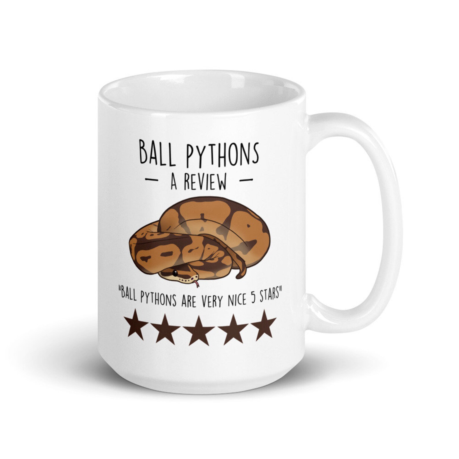 Ball Python Coffee Mug Cute Snake Lover Gift Funny Reptile | Etsy