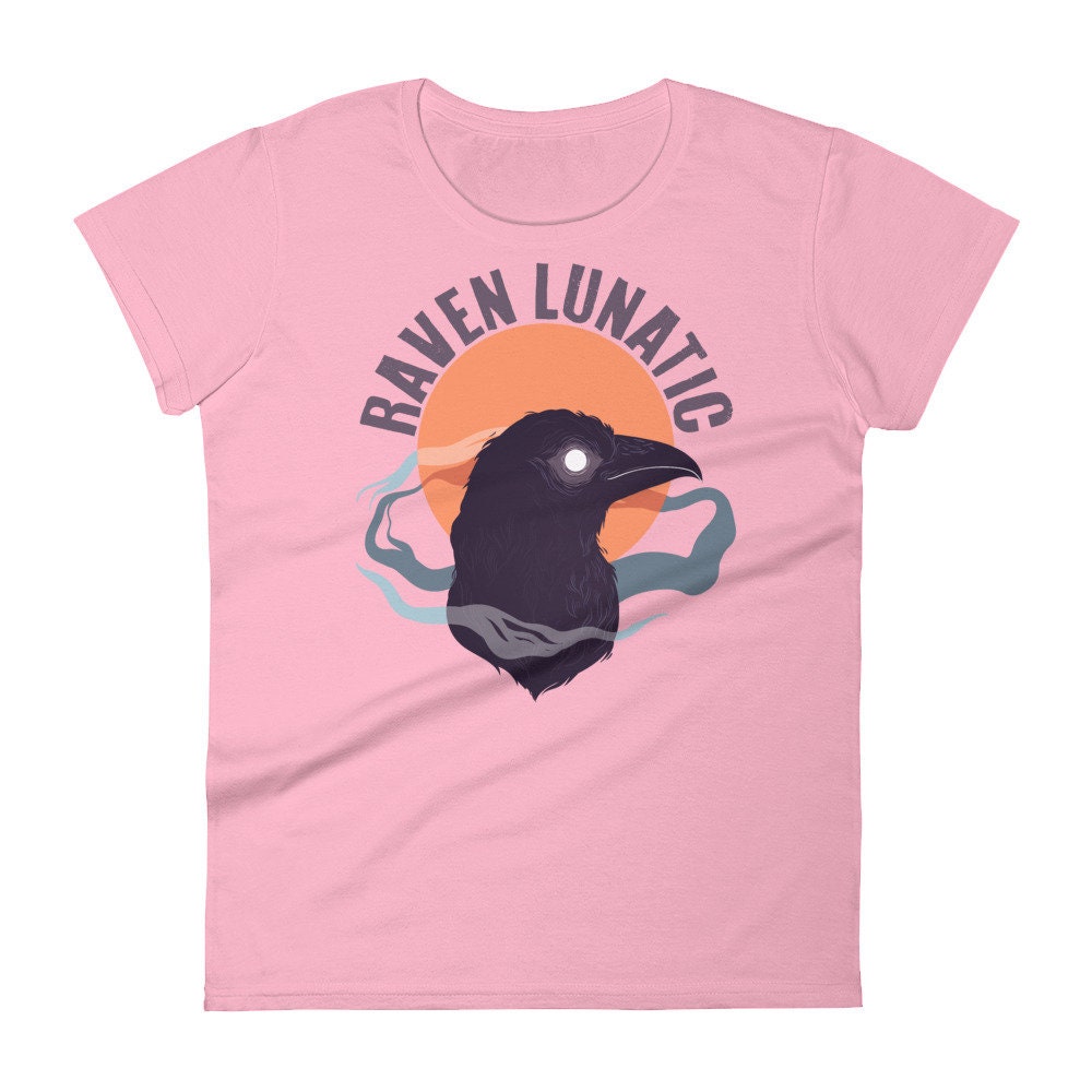 Raven Lunatic Shirt Women Men Bird Lover Gift Cute Birding | Etsy