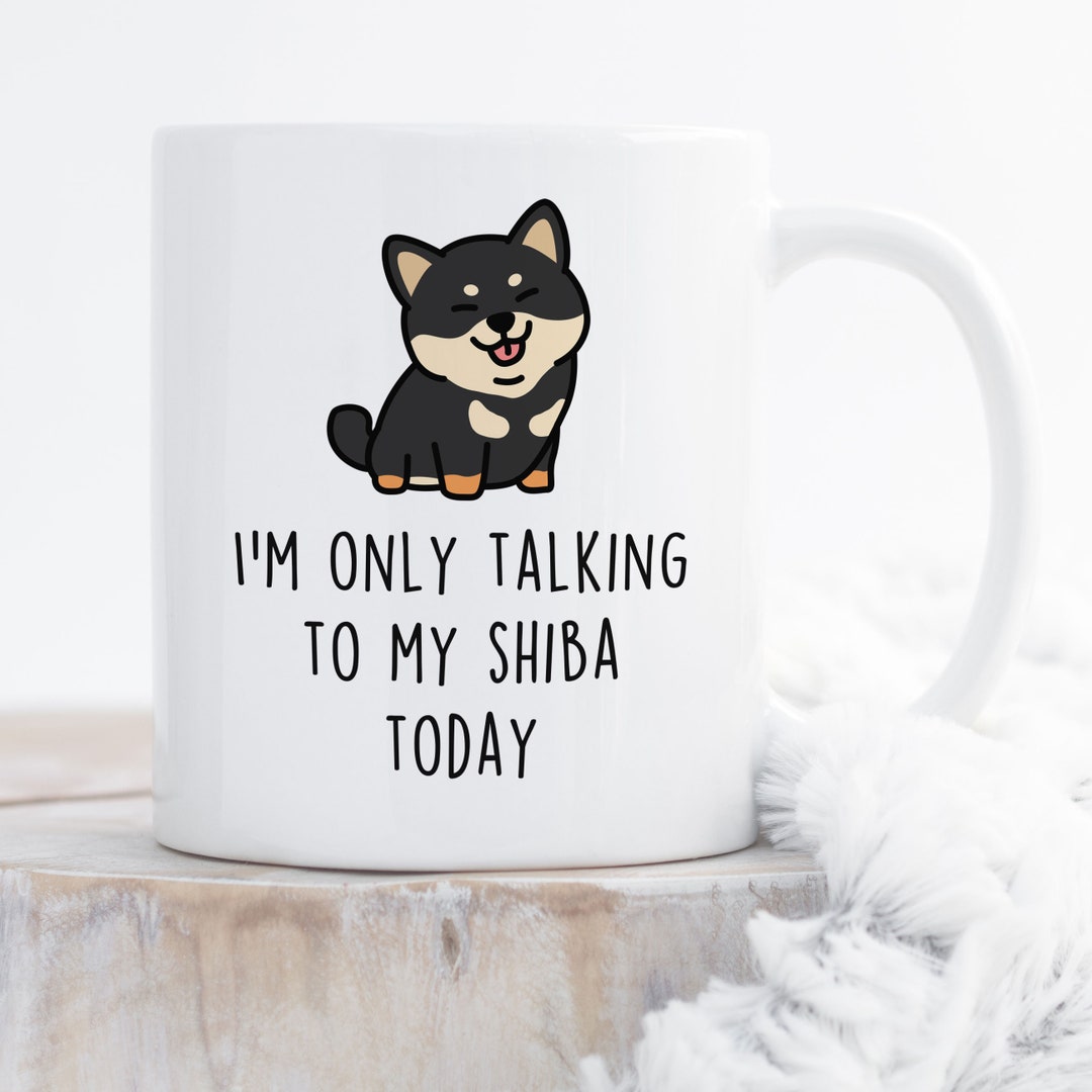 Black and Tan Shiba Inu Coffee Mug, Cute Shiba Inu Gift, Dog Lover ...