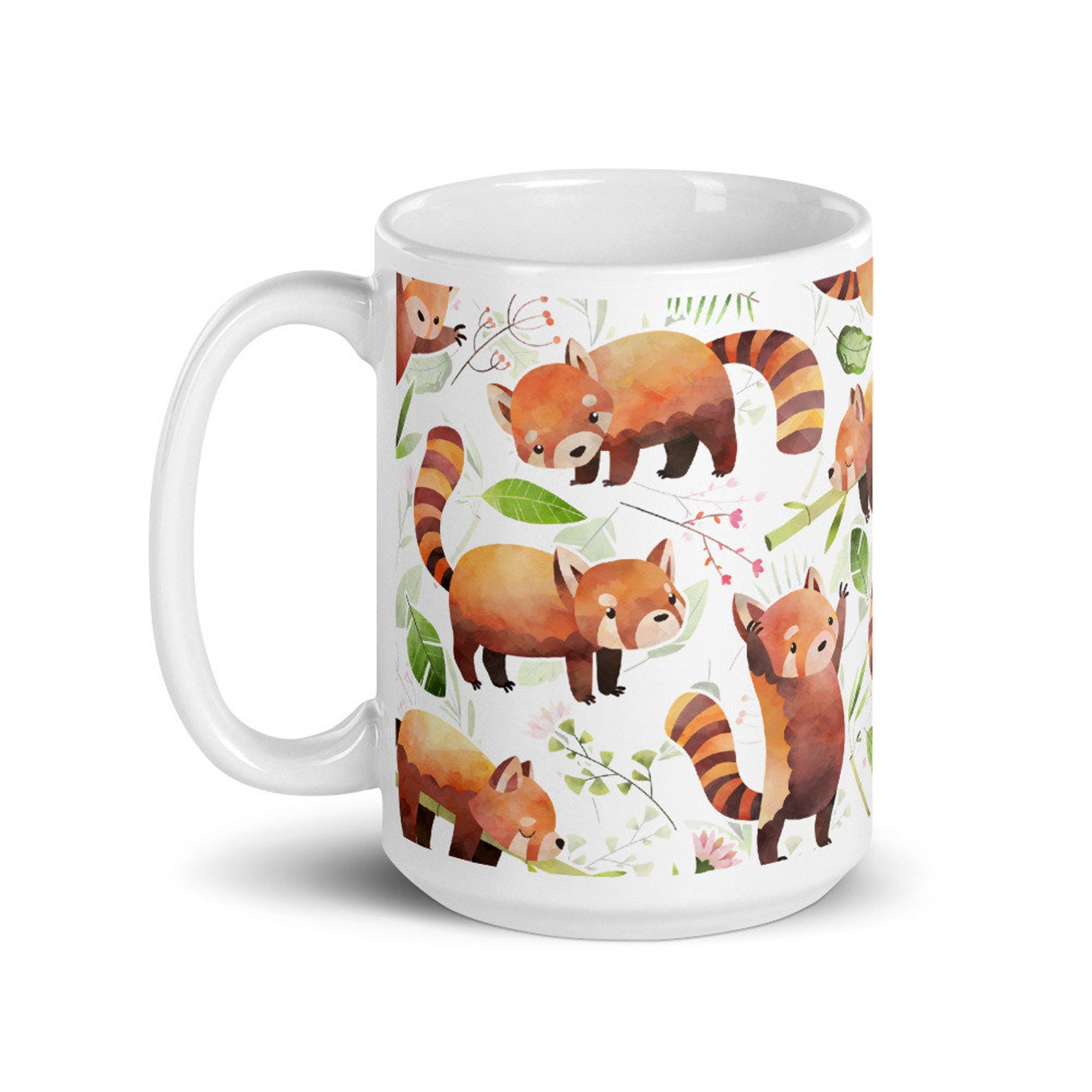 Red Panda Coffee Mug Cute Animal Gift Red Panda Lover Gift - Etsy UK