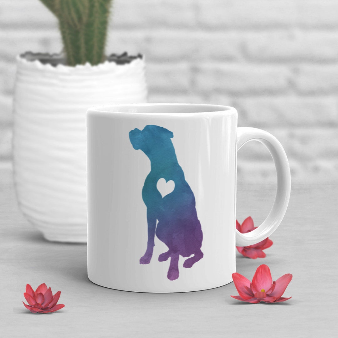 Boxer Coffee Mug, Cute Boxer Gift, Boxer Dog Lover, Gift for Her, Him ...
