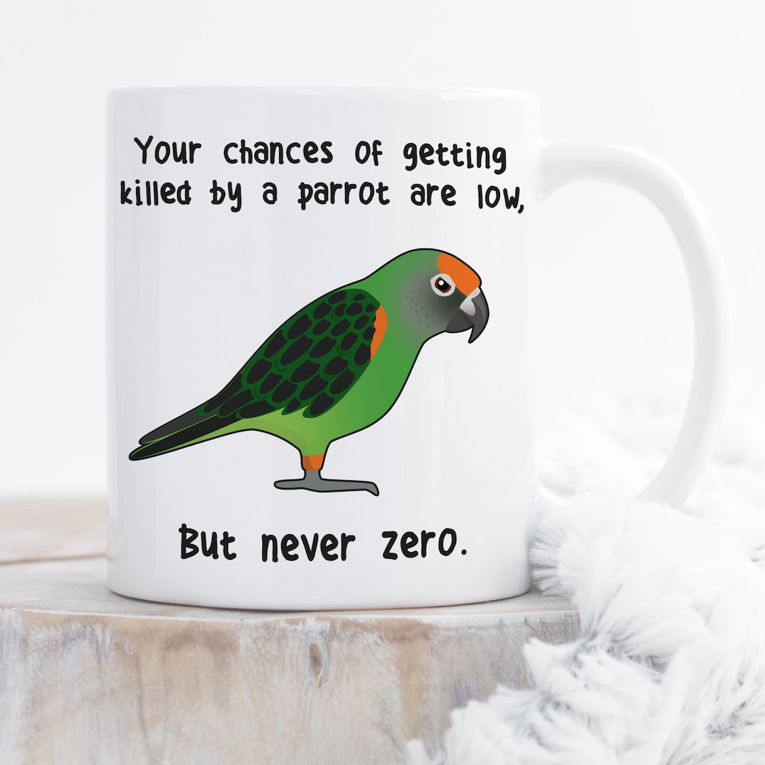 Jardine's Parrot Coffee Mug, Cute Pet Parrot Gift, Bird Lover, Funny ...