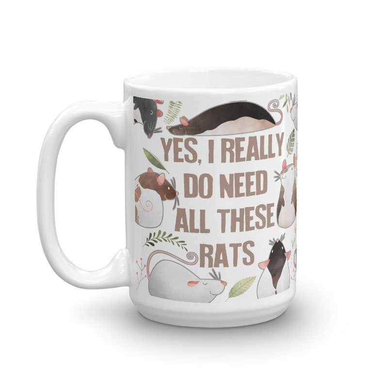 Funny Rat Coffee Mug Cute Rat Gift Rat Lover Rat Cup Gift | Etsy
