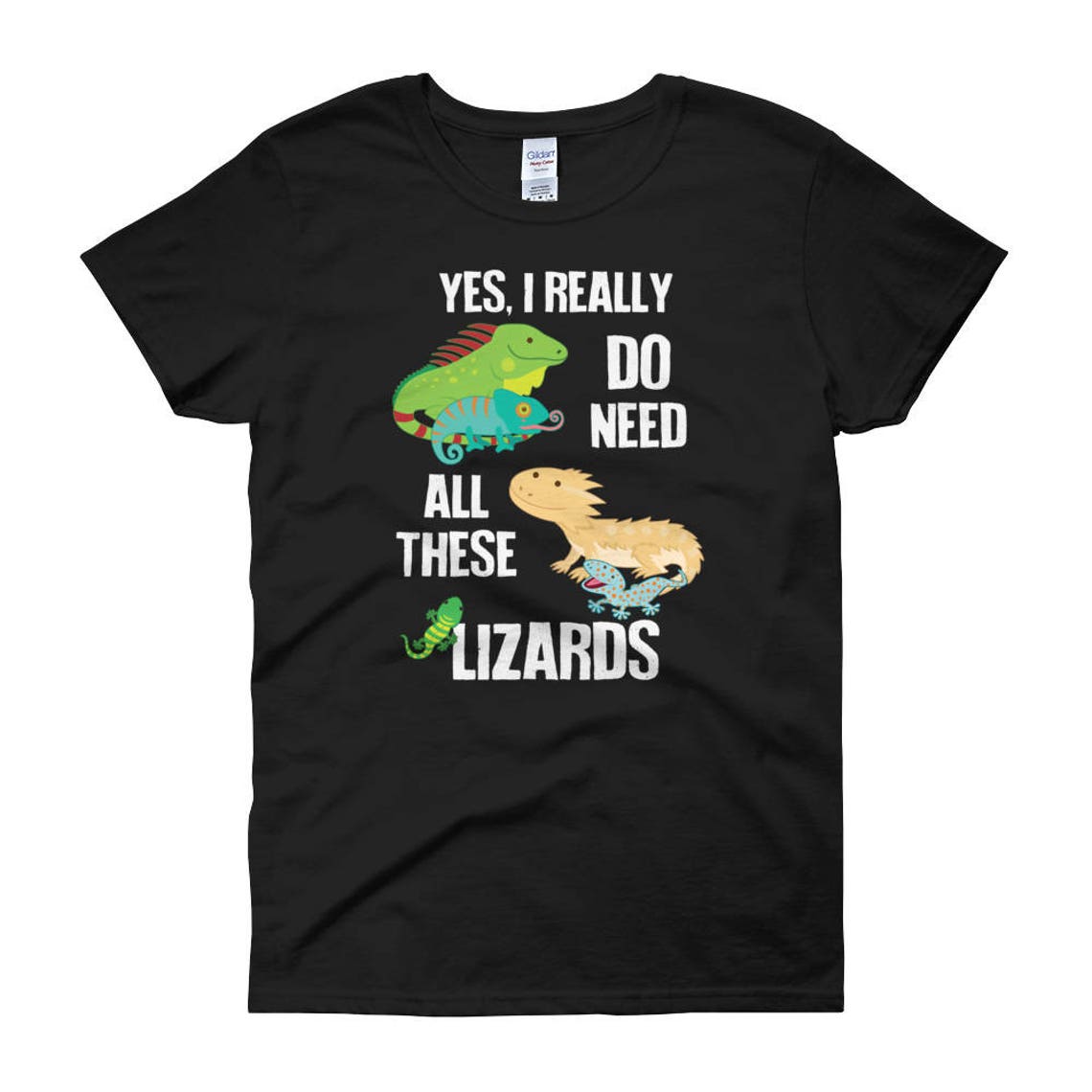 Funny Lizard Shirt, Women Men, Reptile Lover Gift, Bearded Dragon ...