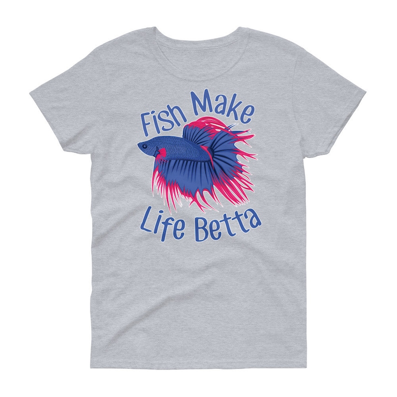Betta Fish Shirt Women Men Betta Lover Gift Cute Siamese - Etsy Denmark
