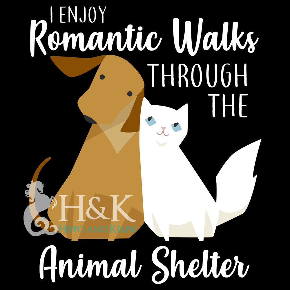 Funny Animal Rescue Shirt Women Men Dog Lover Gift Cute Cat | Etsy