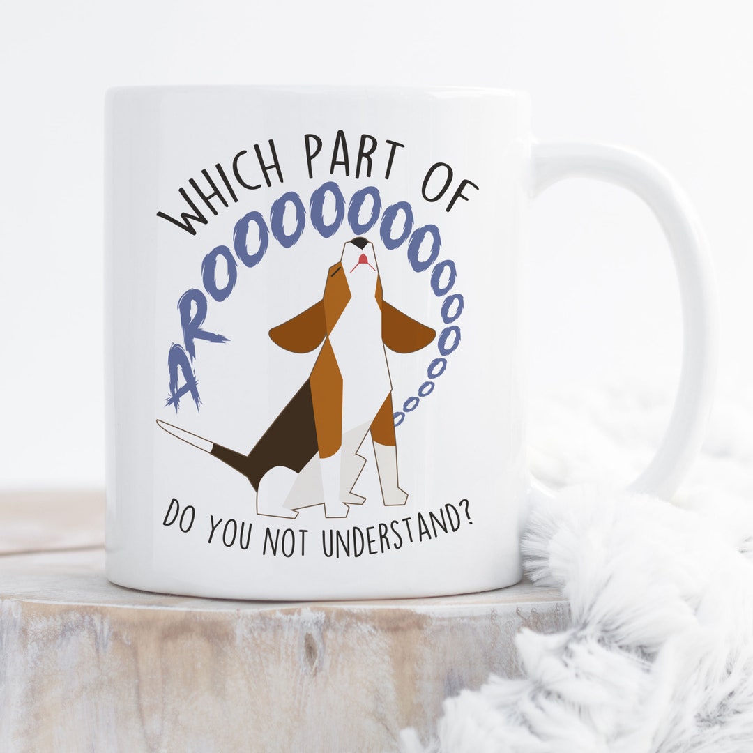 Beagle Coffee Mug, Cute Tri Color Beagle Gift, Dog Lover, Funny Gift ...