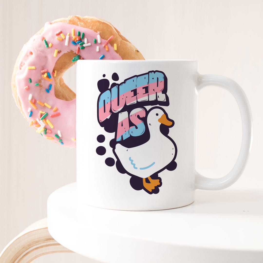 Transgender Pride Coffee Mug, Trans Flag Gift, LGBT Mug, Butterfly, Gay ...