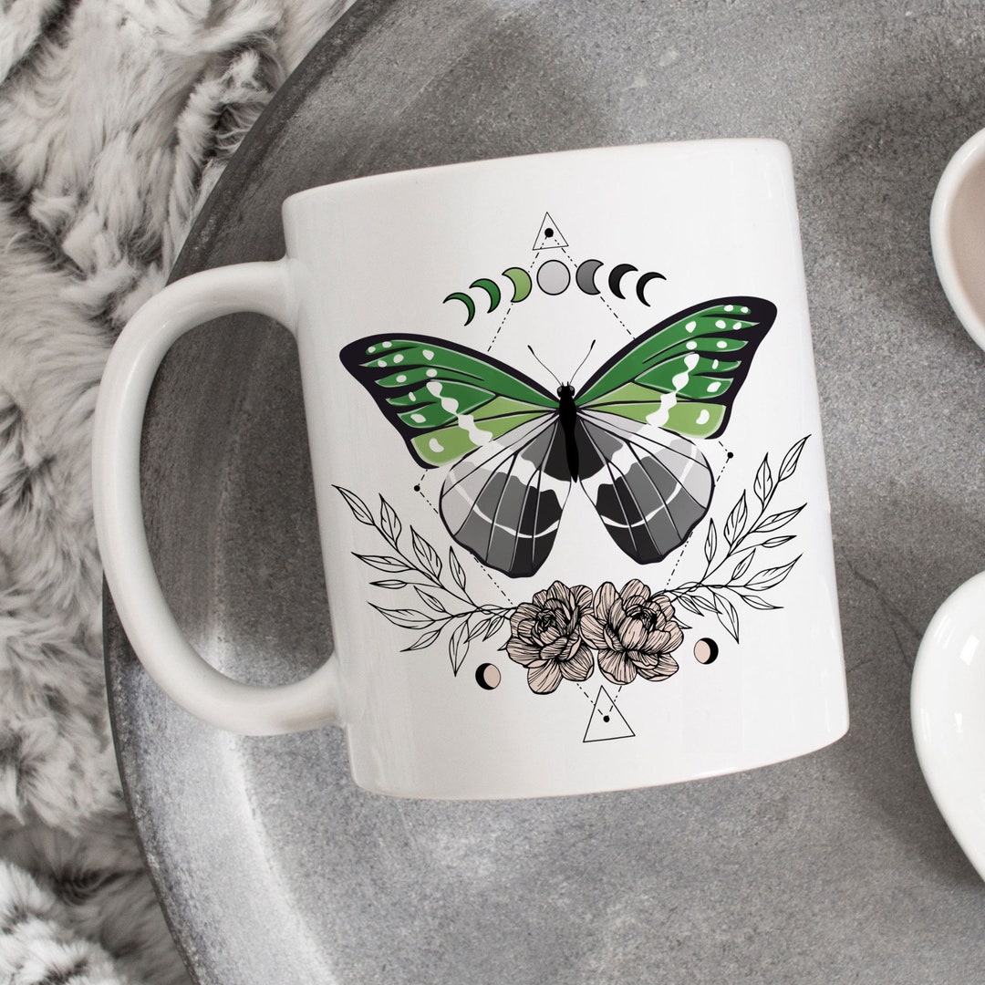 Aromantic Pride Coffee Mug, Aro Pride Flag Gift, LGBT Mug, Gay Pride ...