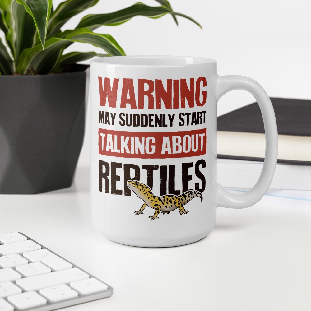 Reptile Coffee Mug Cute Leopard Gecko Lover Gift Funny - Etsy