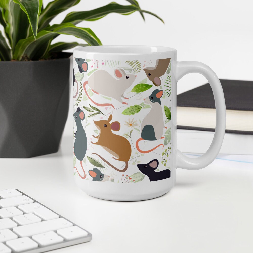 Mouse Coffee Mug Cute Mice Gift Pet Mouse Lover Fancy Mouse - Etsy