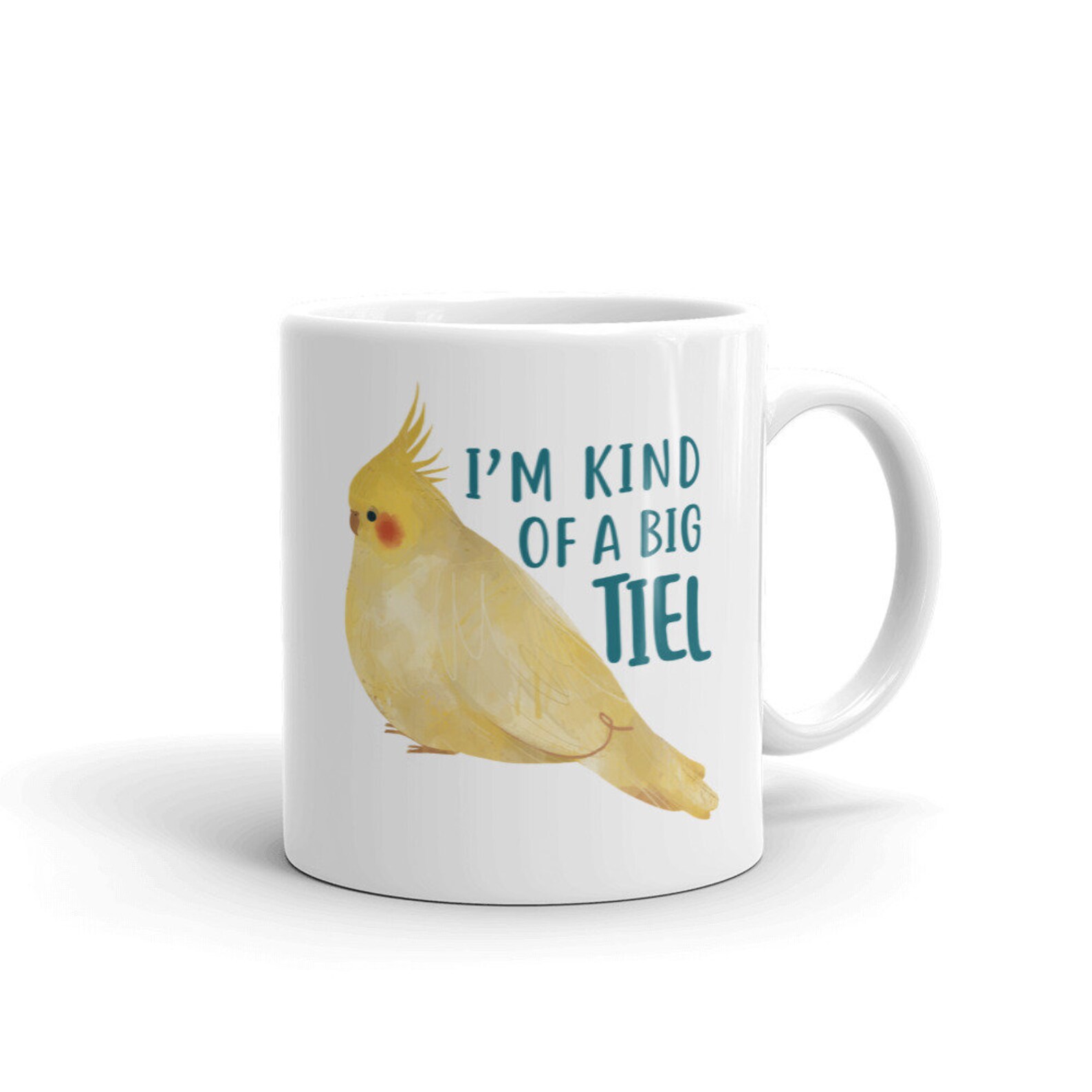 Cockatiel Coffee Mug, Cute Cockatiel Gift, Parrot Lover, Funny Gift for ...