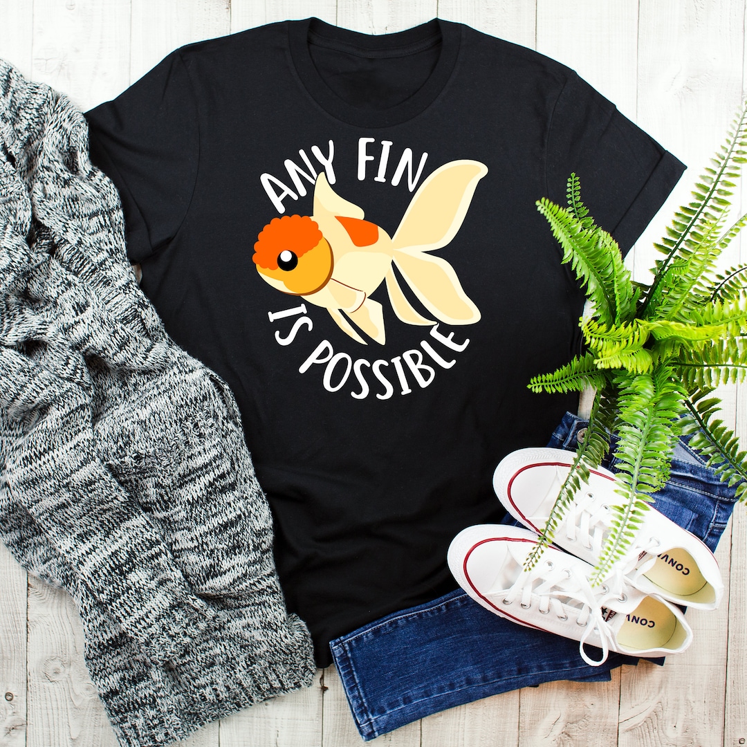 Funny Goldfish Shirt, Women Men, Funny Fish Lover Gift, Cute ...