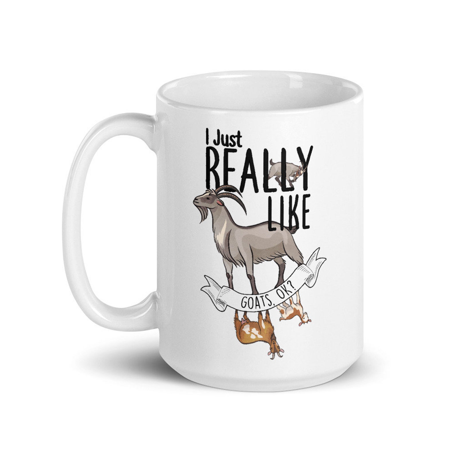 Funny Goat Coffee Mug Funny Goat Lover Gift Farmer Cup Gift - Etsy