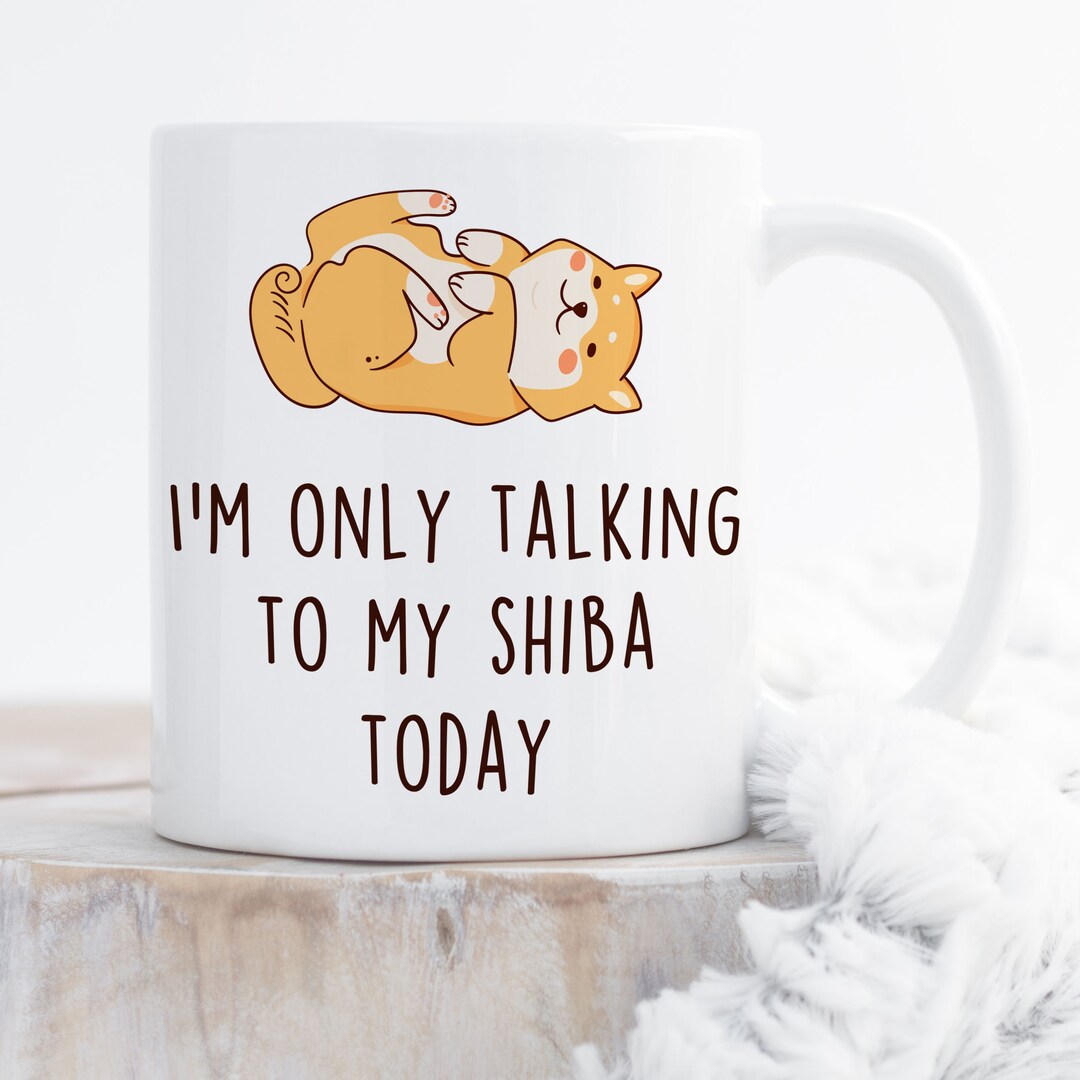 Shiba Inu Coffee Mug, Cute Red Shiba Inu Gift, Dog Lover, Funny Gift ...