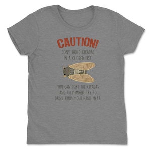 Cicada Shirt, Women Men, Funny Hand Meat Meme, Insect Lover Gift, Cute ...
