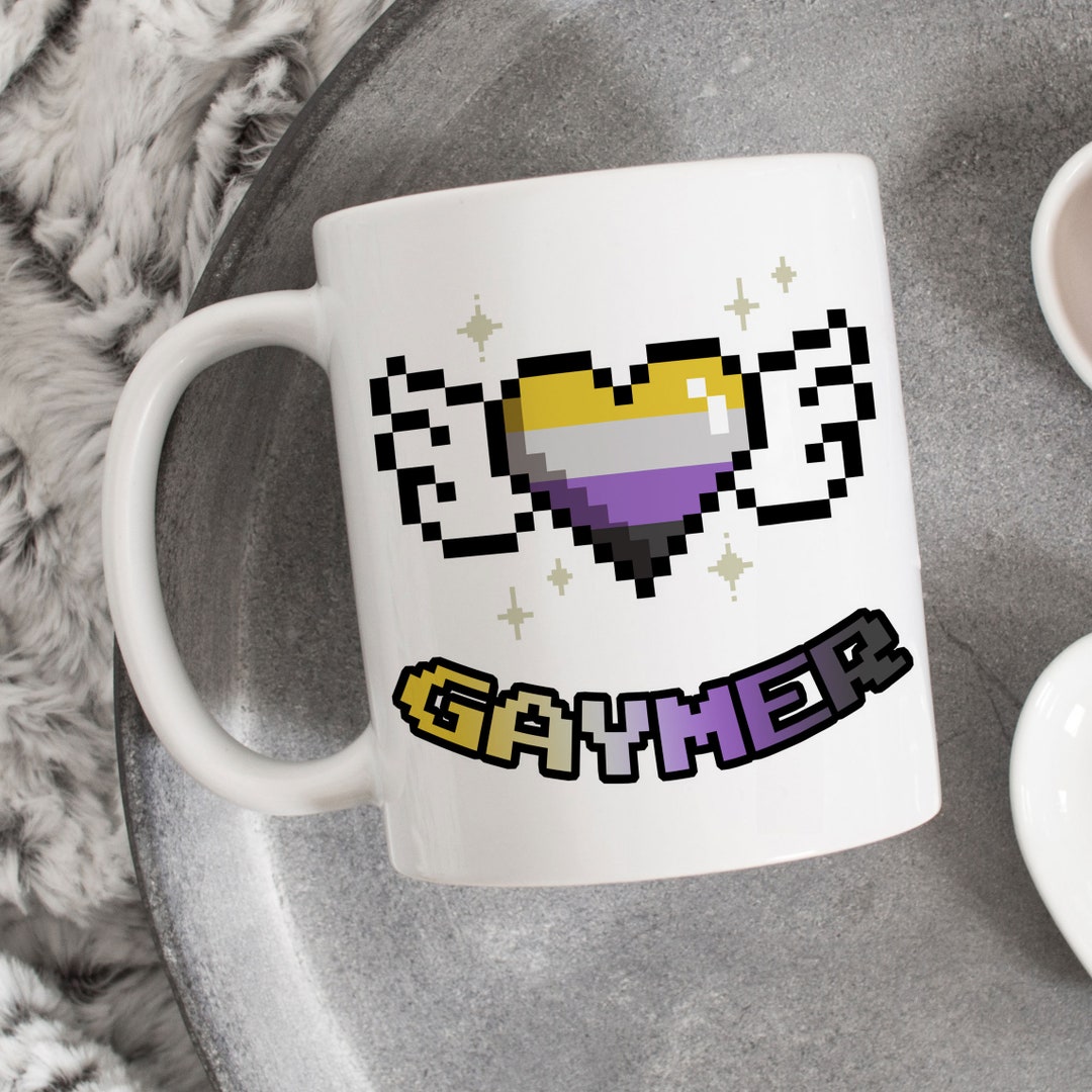 Nonbinary Pride Coffee Mug, Non-binary Flag Pride Gift, LGBT, Gay Pride ...