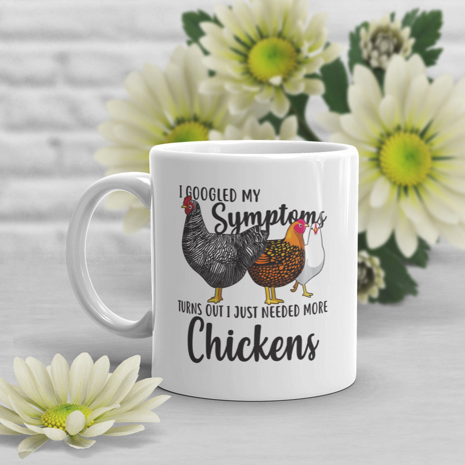 Chicken Coffee Mug, Cute Chicken Gift, Chicken Lover, Funny Chicken Cup ...