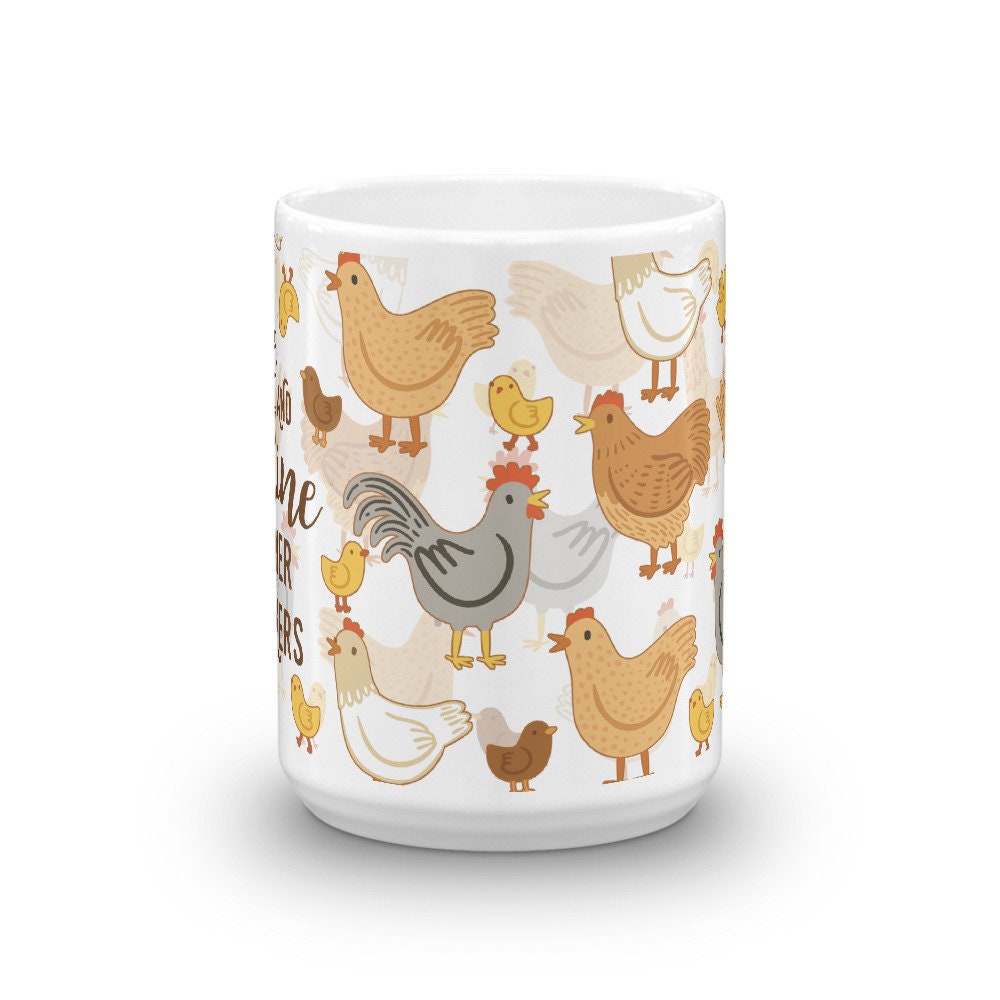 Chicken Coffee Mug Cute Chicken Gift Chicken Lover Funny | Etsy
